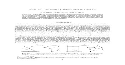 Download Pdf 2d Isoparametric Fem In Matlab Download Pdf 2d Isoparametric Fem In Matlab