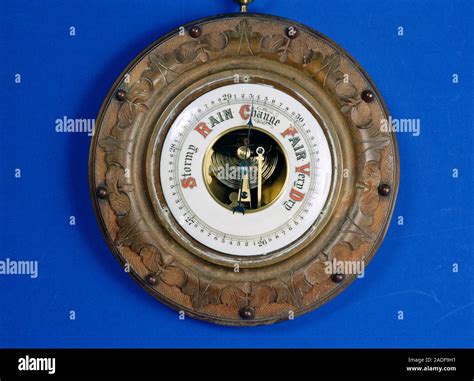 Aneroid Barometer Used To Measure Atmospheric Pressure And Forecast