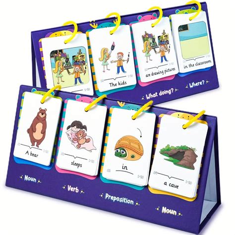 80ชิ้นคําศัพท์ประโยคอาคารแฟลชการ์ดคู่ด้านภาษาอังกฤษคําการศึกษาคคบัตรการเรียนรู้ของเล่นหน่วย