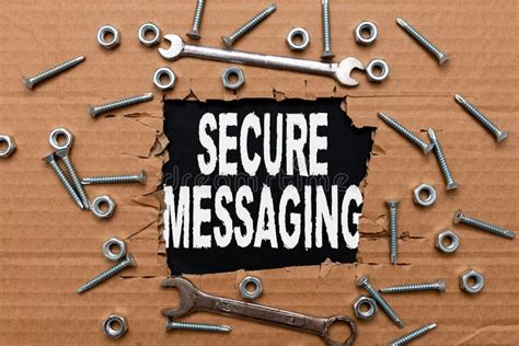 Inspiration Showing Sign Secure Messaging Internet Concept Protect Critical Data When Sent