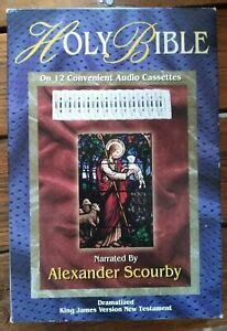 Holy Bible KJV On Audio Cassette New Testament Narrated By Alexander