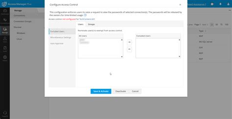 Connection Access Control
