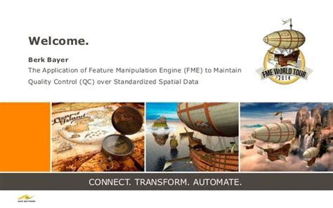 The Application Of Feature Manipulation Engine Fme To Maintain Qual…