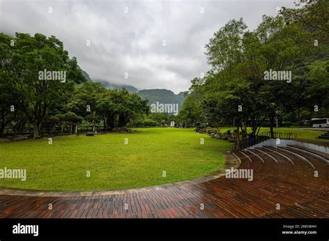 Taroko National Park Taiwan May 24 2023 Visitor Center Stands As