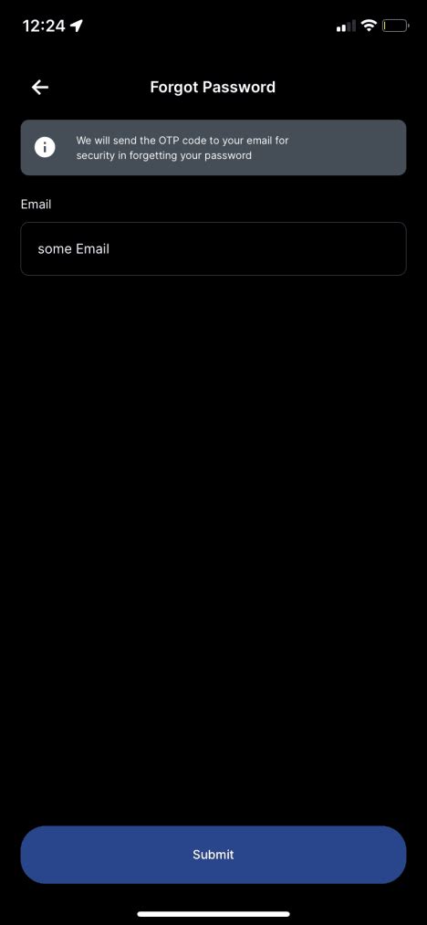Forgot Password Draftbit Example Screens