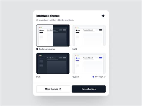 display preferences modal — untitled ui by jordan hughes® on dribbble