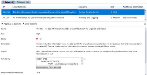 Sql Vulnerability Assessment Available In Ssms Thomas Larock