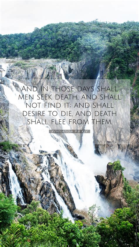 Revelation 96 Kjv Mobile Phone Wallpaper And In Those Days Shall Men