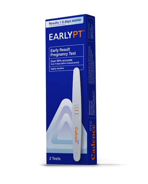 Early Result Pregnancy Test Cadence Otc
