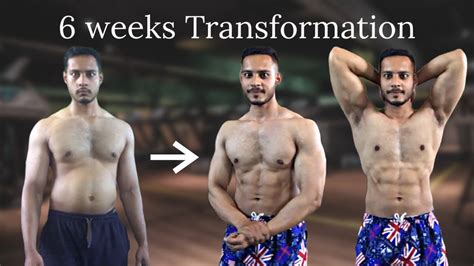 6 Weeks Body Transformation Fat To Fit 💪 Youtube