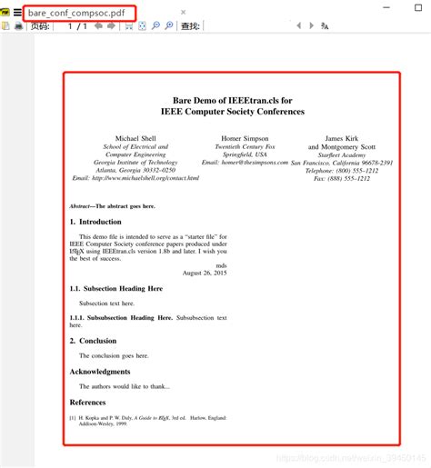 latex：ieee trans期刊latex模板下载 ieee trans模板 csdn博客