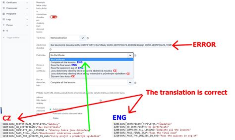 The Translation To My Language Is Behaving Strangely Support Central