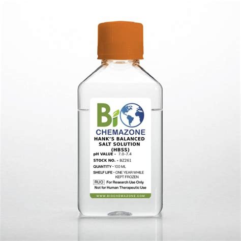 Buy Hanks Balanced Salt Solution Hbss Bz261 At Low Price