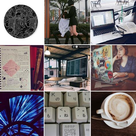Studyblr Moodboard Many Computer Science Mood Boards Computer