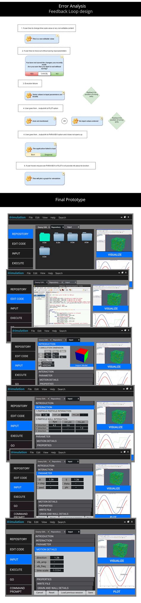 gss software gui design behance