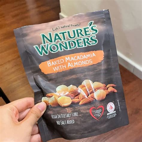Nature S Wonders Baked Macadamias With Almonds Review Abillion
