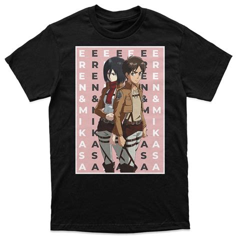 Eren And Mikasa Majica Animekutak