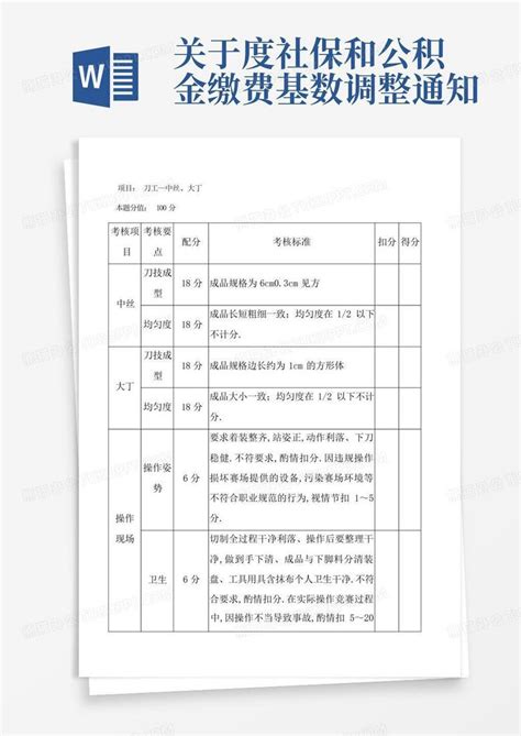 关于度社保和公积金缴费基数调整通知word模板下载编号lejyvyzn熊猫办公