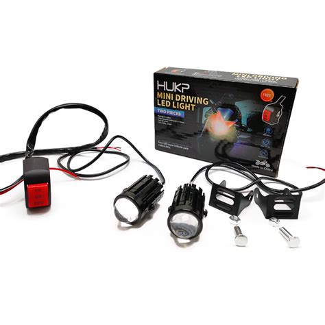 Moto Lupo Hukp Mini Driving Light White Yellow Pair Of Universal High Quality 20w X 2 Mdl