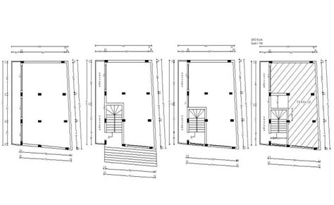 Multipurpose Multistory Building Cadbull
