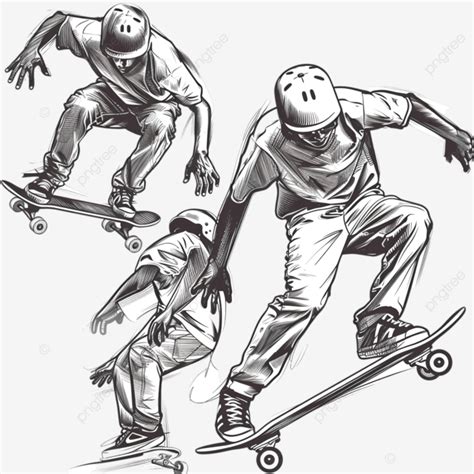 스케이트보드 선수 개요 스케이트보더 스케이트보드 스포츠 Png 일러스트 및 이미지 에 대한 무료 다운로드 Pngtree