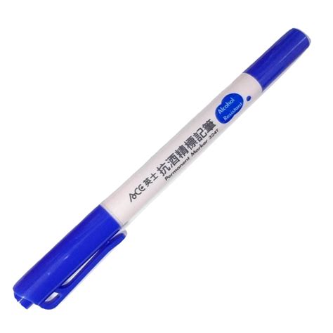 Ace 英士 雙頭 抗酒精 標記筆 324t 1mm 0 4mm 實驗室及醫療用 抗75 酒精 蝦皮購物