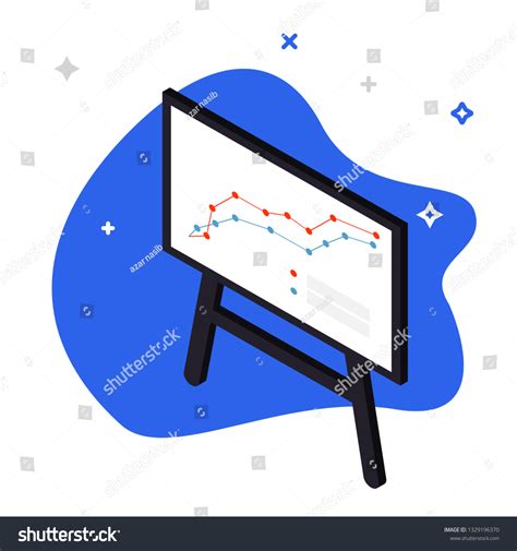 Presentation Board Diagram Vector Icon Presentation 스톡 벡터 로열티 프리 1329196370 Shutterstock