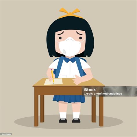 책상에 앉아 배우는 소녀 학생 공부에 대한 스톡 벡터 아트 및 기타 이미지 공부 교실 교육 Istock
