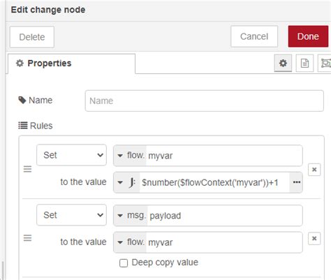 Documentation For Jsonata Usage In Common Node Red Nodes Feature