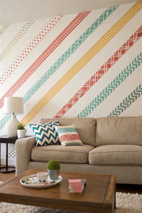 19 Simple Washi Tape Wall Art Ideas To Try