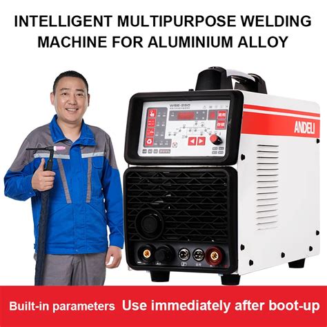 ANDELI AC DC TIG Welder TIG 250PACE TIG PULSE MMA Aluminum Welding