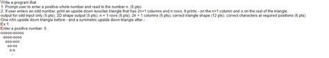 solved prompt user to enter a positive whole number and read