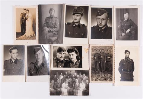 At Auction 11 Wwii Latvian Ss Soldier Photos
