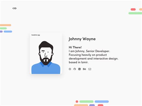 Profile Card Freebie Download Sketch Resource Sketch Repo