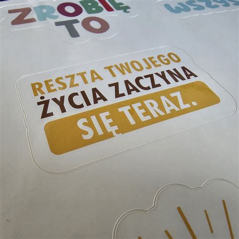 Arkusz Naklejek Nie zesraj się