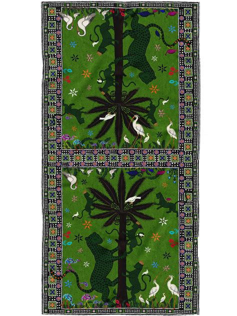 Ortigia Sicilia Palma Silk Scarf Sahara 200x100cm
