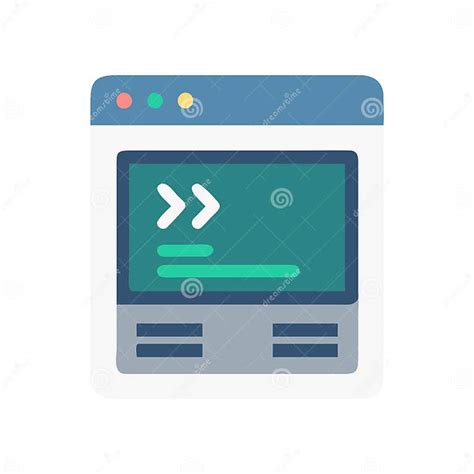 Innovative Terminal Emulator Design Icon Stock Illustration Illustration Of Data