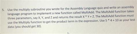 Solved Assembly Programming Language I Need A Vode That I
