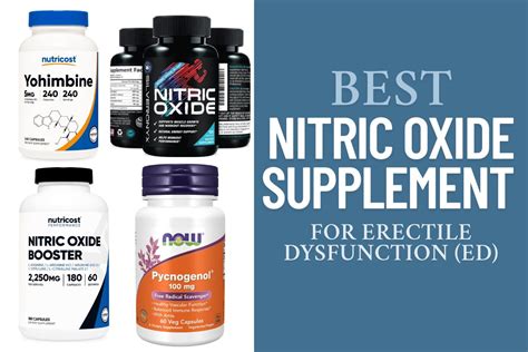 Top 4 Best Nitric Oxide Supplement For Erectile Dysfunction Ed 2026