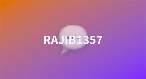 Rajib1357 A Hugging Face Space By Rajib1357