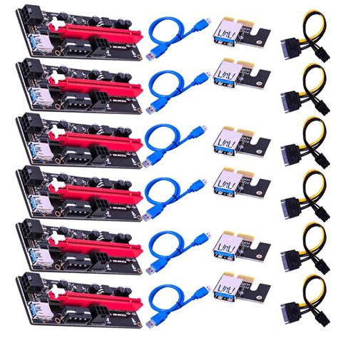 Hot Ver009 Usb 3 0 Pci E Riser Ver 009s Express 1x 4x 8x 16x Extender