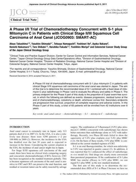 A Phase Iii Trial Of Chemoradiotherapy Concurrent With S 1 Plus