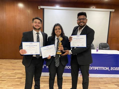 Utkarsh Agarwal On Linkedin Runners Up In The 9th National Moot Court