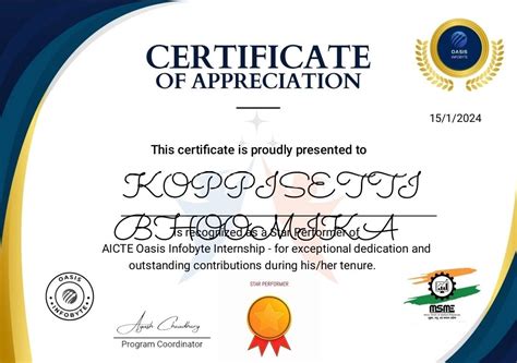 Koppisetti Bhoomika On Linkedin Oasisinfobyte