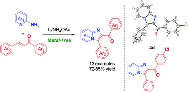 IodineNH4OAc Mediated Regioselective Synthesis Of 2 Aroyl 3