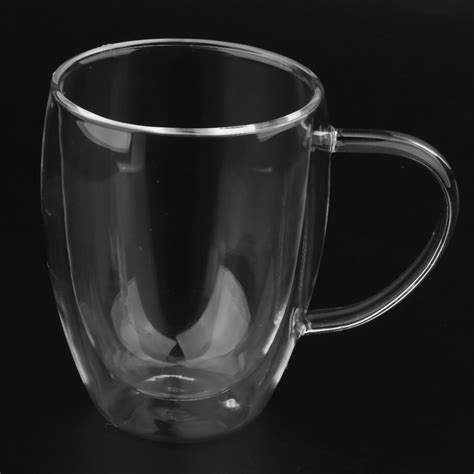 250~450ml Clear Galss Cuo Office Coffee Tea Mugs Grandado
