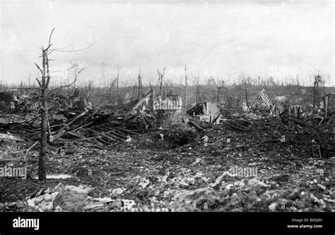 Events First World War WWI 1914 1918 Western Front France Stock
