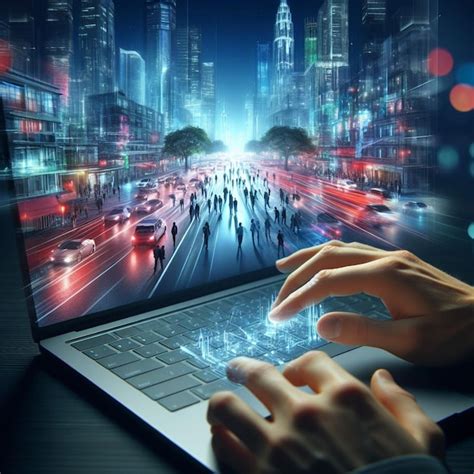 Premium Photo Tomorrows Tech Today Embrace The Future Of Computing With This Sleek And