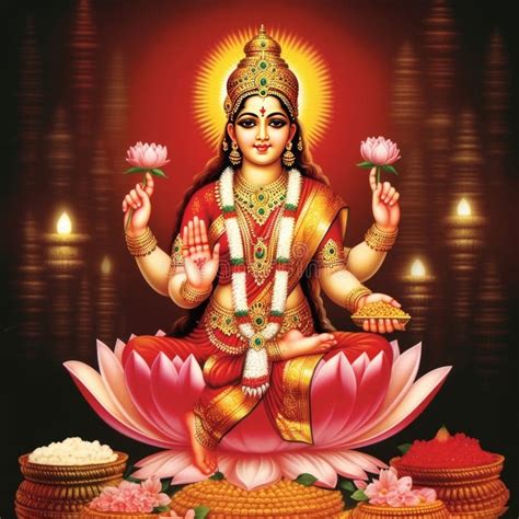 Hindu Goddess Lakshmi Wallpaper