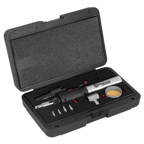 Renegade Industrial Butane Pen Soldering Iron Kit Ribpsik Tradetools